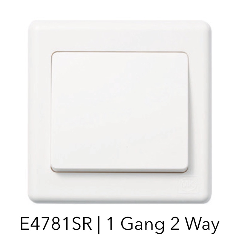 MK Ecore SR / Ecore Series Wide Rocker 1 Way 2 Way Wide Switch / Double ...