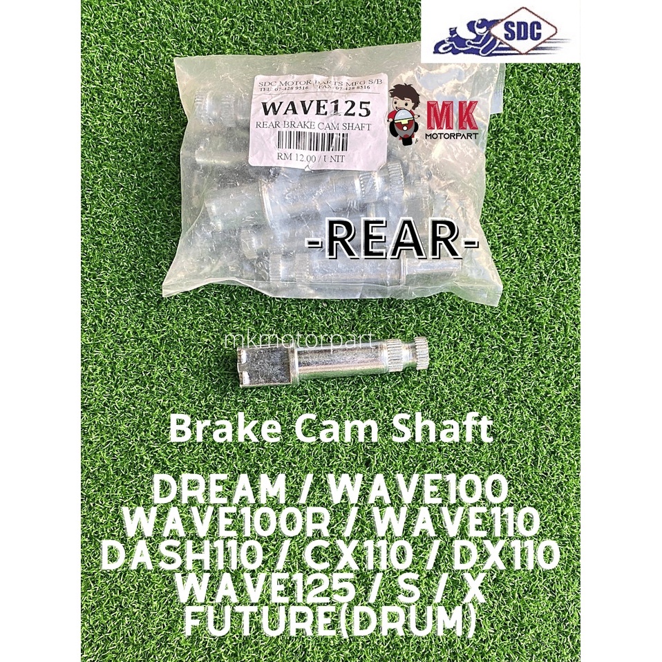 (REAR) Brake Cam SHAFT Honda WAVE125 / Wave 125s 125x Ultimo 100 100R ...