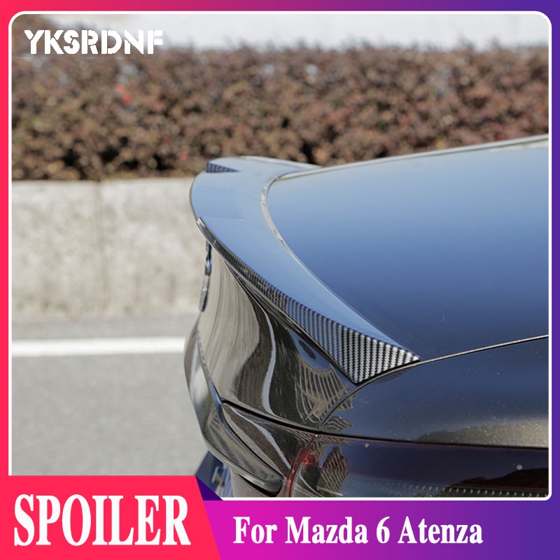 YKSRDN For Mazda 6 Atenza Spoiler 2020 2021 ABS Carbon fiber pattern ...