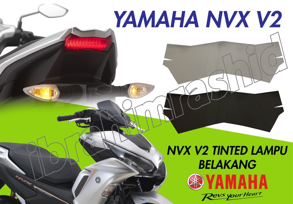 YAMAHA NVX V2 TINTED LAMPU BELAKANG (YAMAHA NVX155 V2 TINTED) | Shopee ...