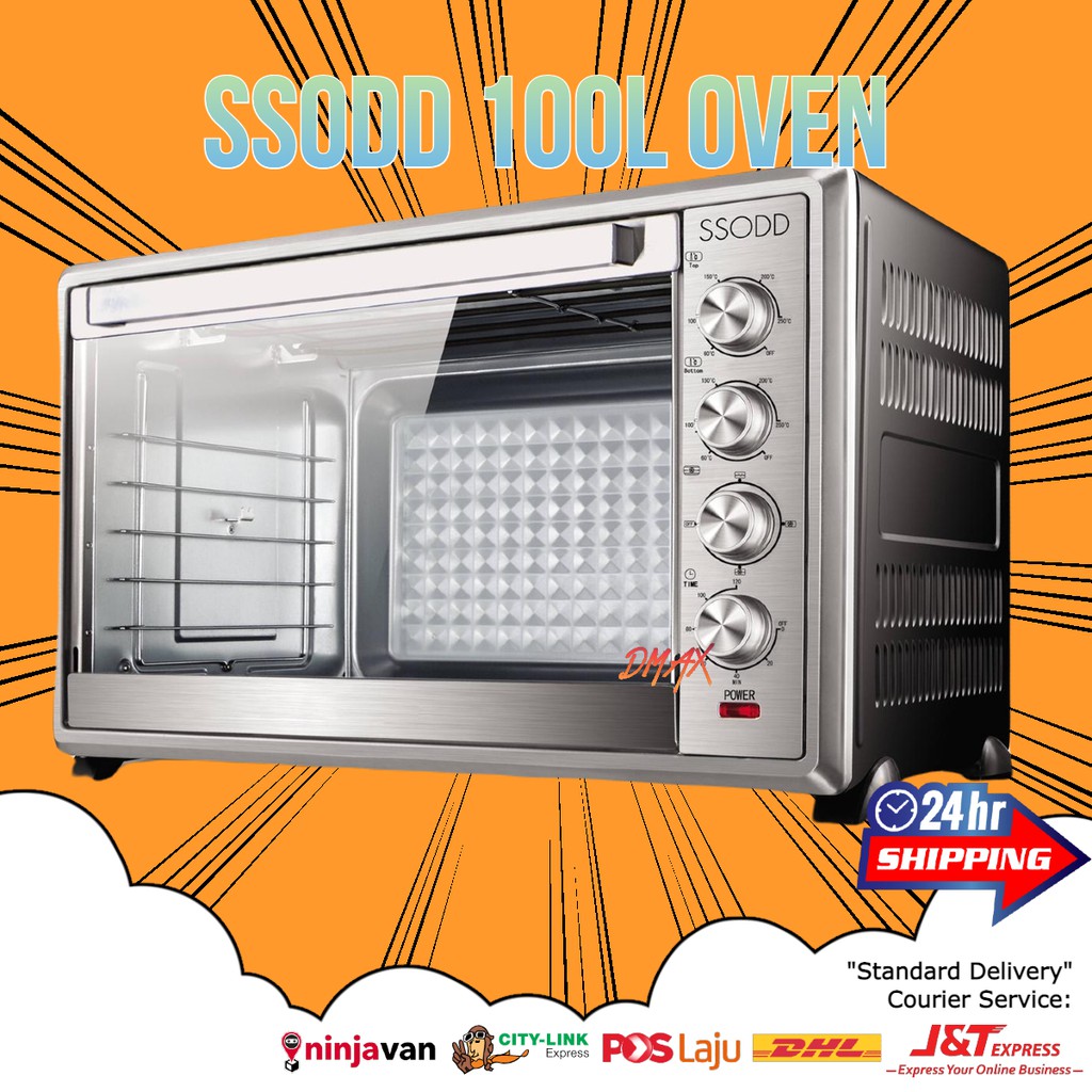 SSODD 45L 60L 100L Electric Oven SIRIM Stainless Steel Professional ...