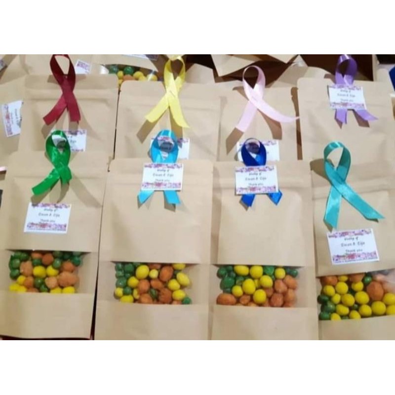 DOORGIFT GOODIES KAHWIN BIRTHDAY wedding MARUKU MIX KACANG ZIP BAG ...