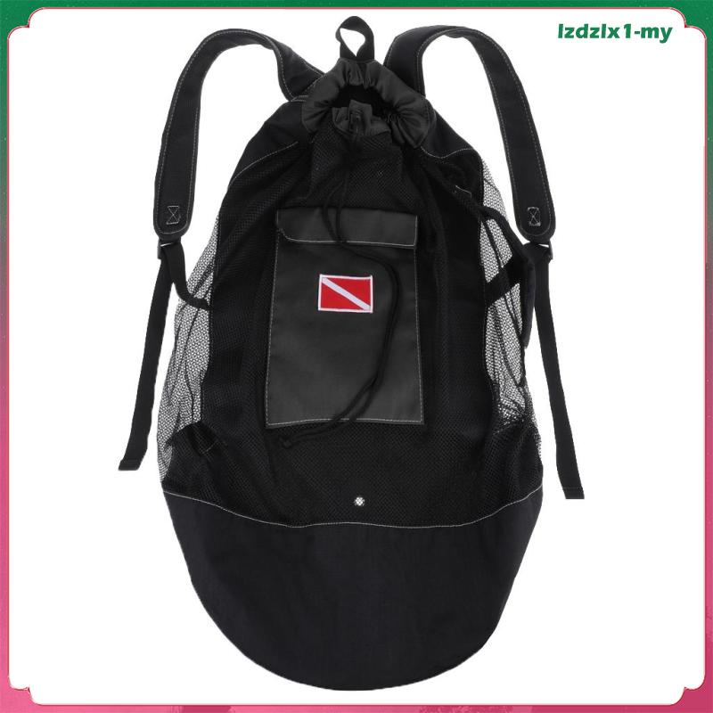 Flameer Sports Scuba Diving Snorkeling Mesh Backpack Dive Gear Dry Pack ...