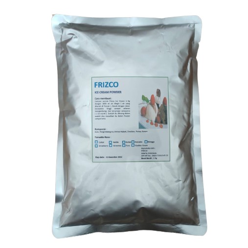 Vanilla ice cream FRIZCO 1kg Instant Powder Frisco ice cream Powder ...