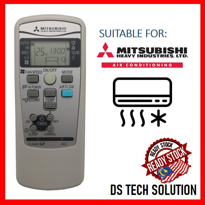 [M'SIA STOCK] AIR COND AIR CONDITIONER REMOTE CONTROL REPLACEMENT FOR ...