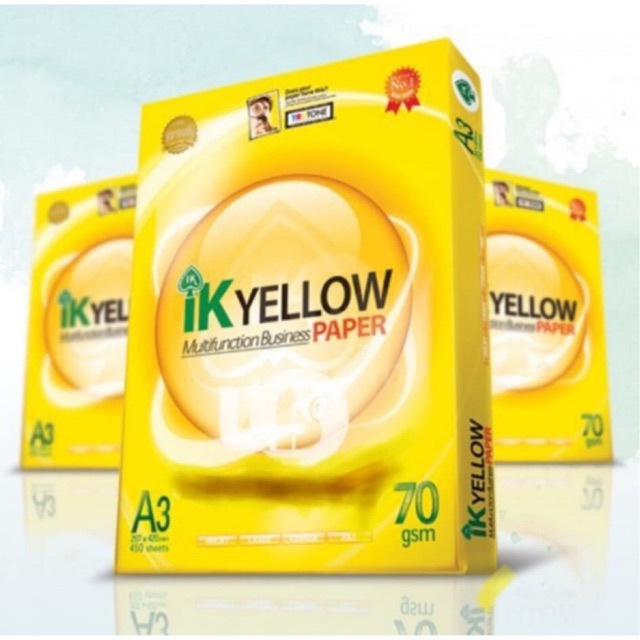 IK Yellow A3 Copier Paper 70gsm & 80gsm | Shopee Malaysia