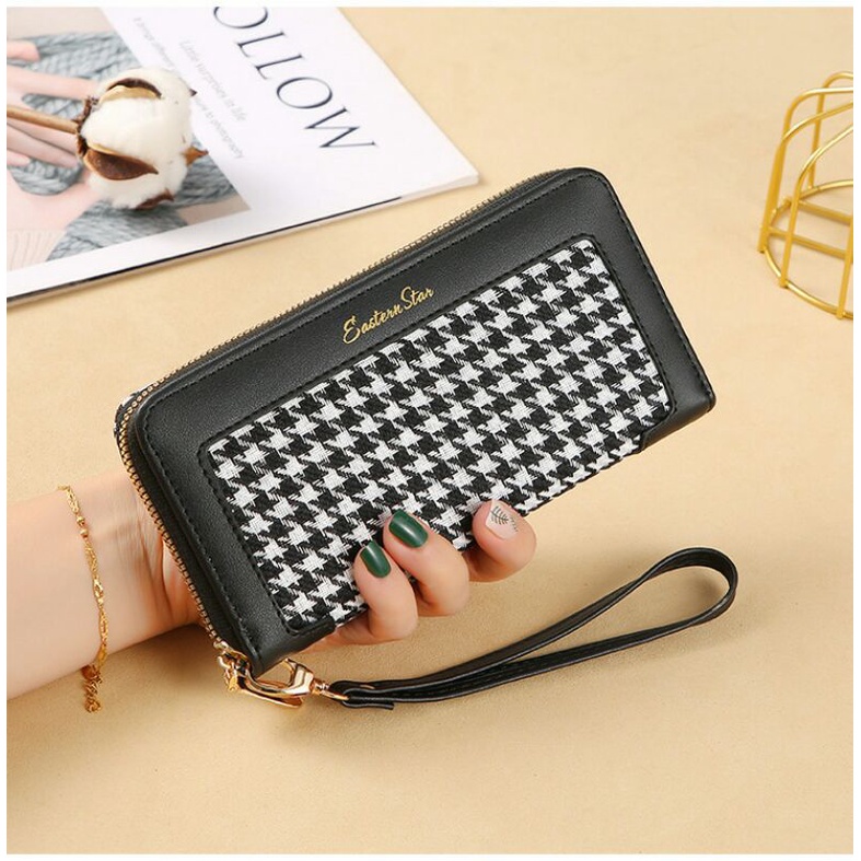 Dompet perempuan Beg wanita duit panjang bercetak berzip | Shopee Malaysia