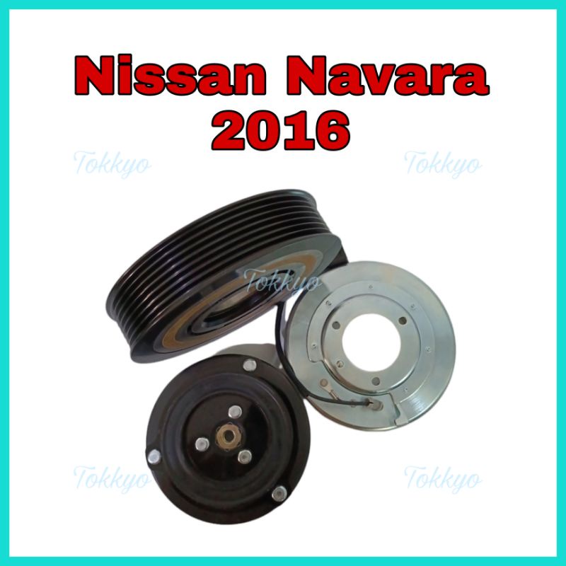 Nissan Navara 2016 7PK 12V Aircond Compressor Magnetic Clutch Pulley . Compressor Magnet ...