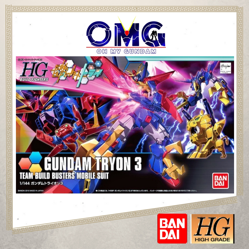 Bandai HGBF Gundam Tryon 3 96707 HG Gundam Tryon 3 HG Build Fighters ...