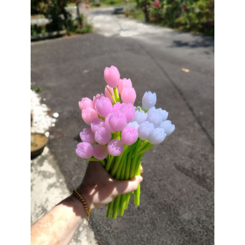 Color Changing Flower Pen Tulip Bunga | Shopee Malaysia