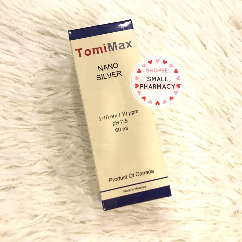 Tomimax Nano Silver 60ml / 250ml 300018 ( Product of Canada ) | Shopee ...
