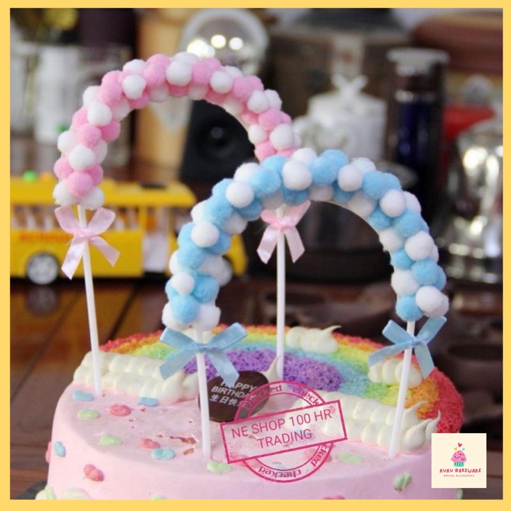 Archway Cake Topper Cake Decoration Rainbow Arch Cake Topper Cake ...