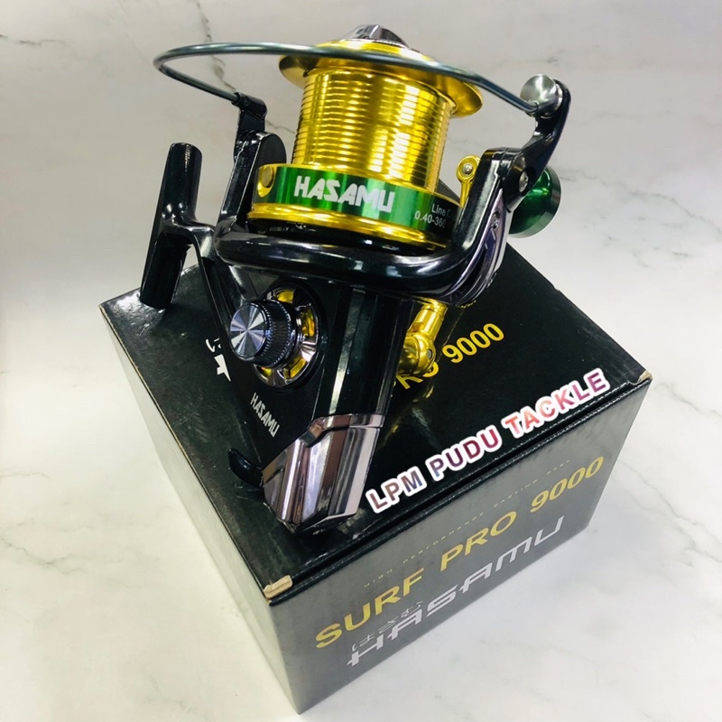 HASAMU SURF PRO 9000 SURFCAST SPINNING FISHING REEL | Shopee Malaysia