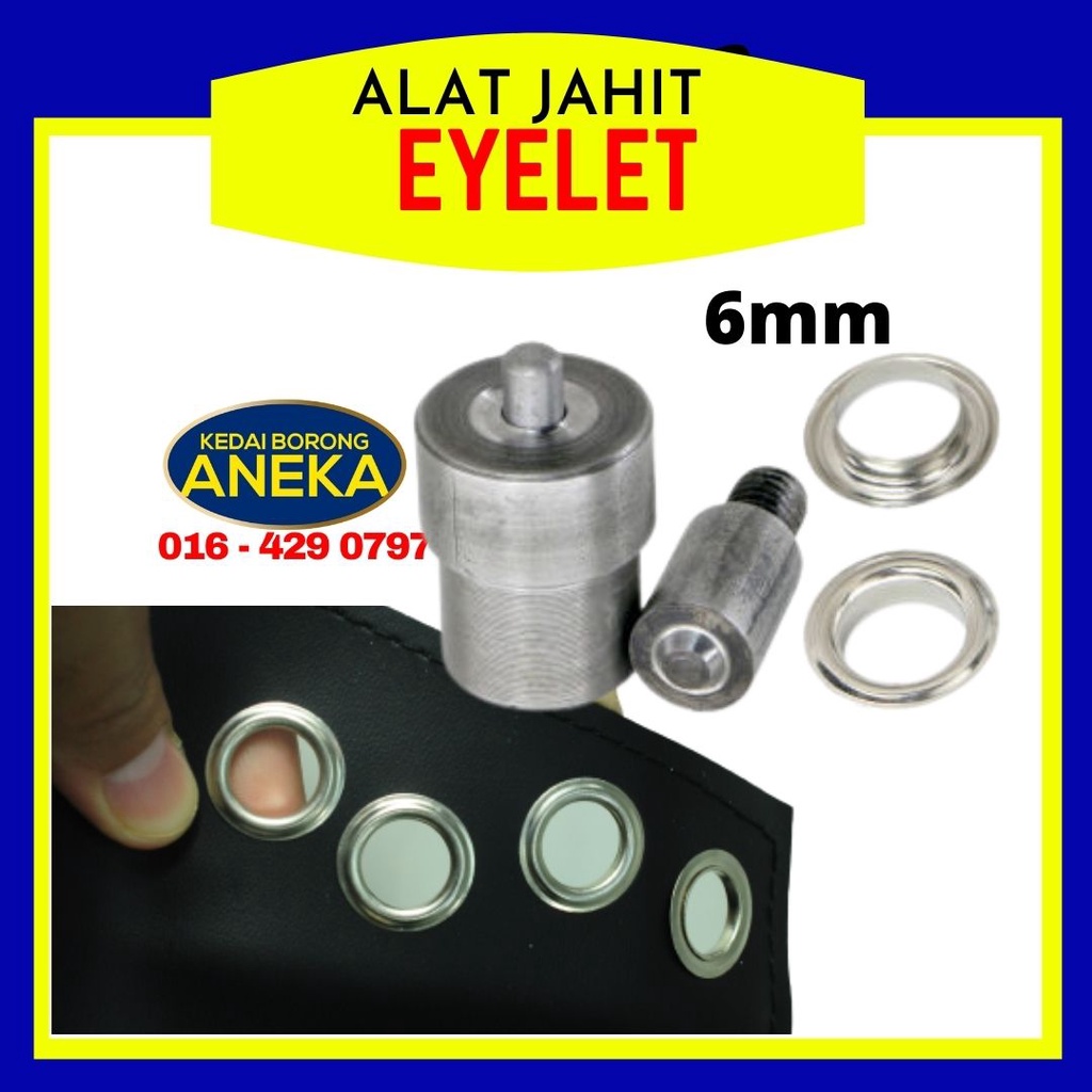 Aneka (100pcs) butang untuk mesin snap - metal ring snap | eyelet rivet ...