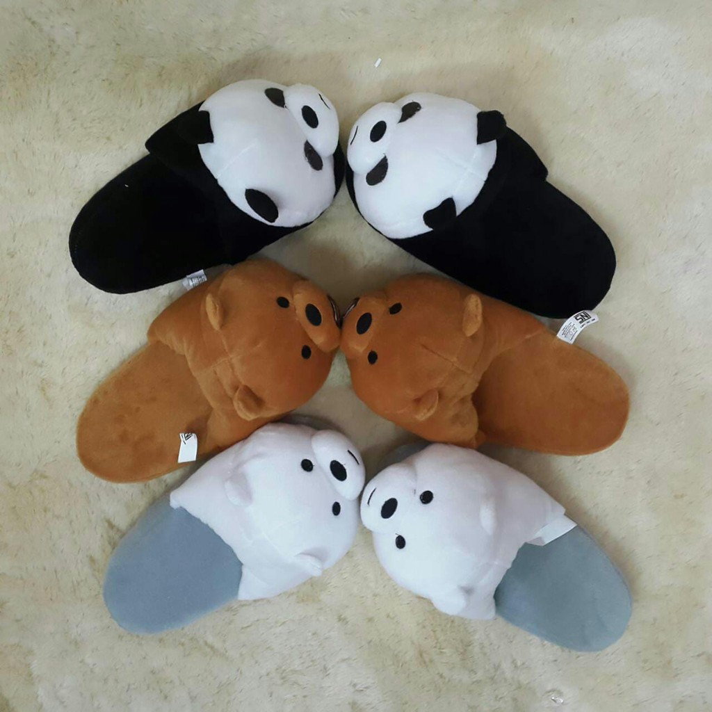 Panda & Friends House Slippers, Panda & Friends Doll Bedroom Slippers ...
