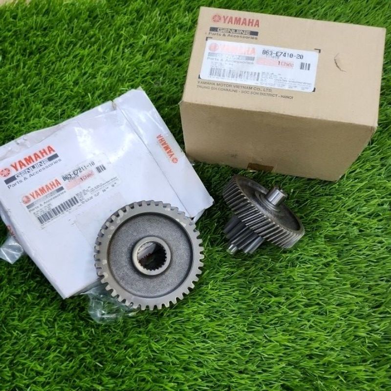 Yamaha NVX Original Gear Box Set / Gear box casing / Tyre sap / Pully ...