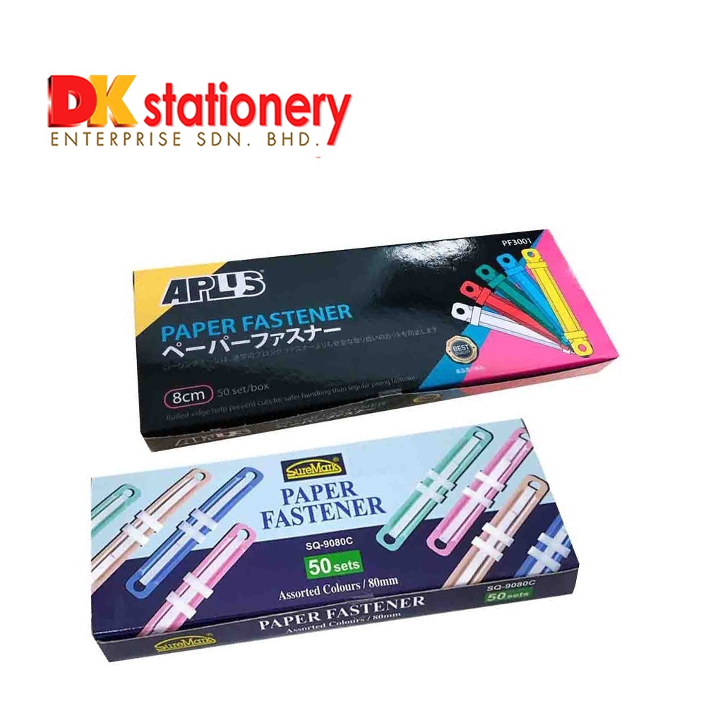 Paper PVC Fastener 50 Sets / Box | Shopee Malaysia