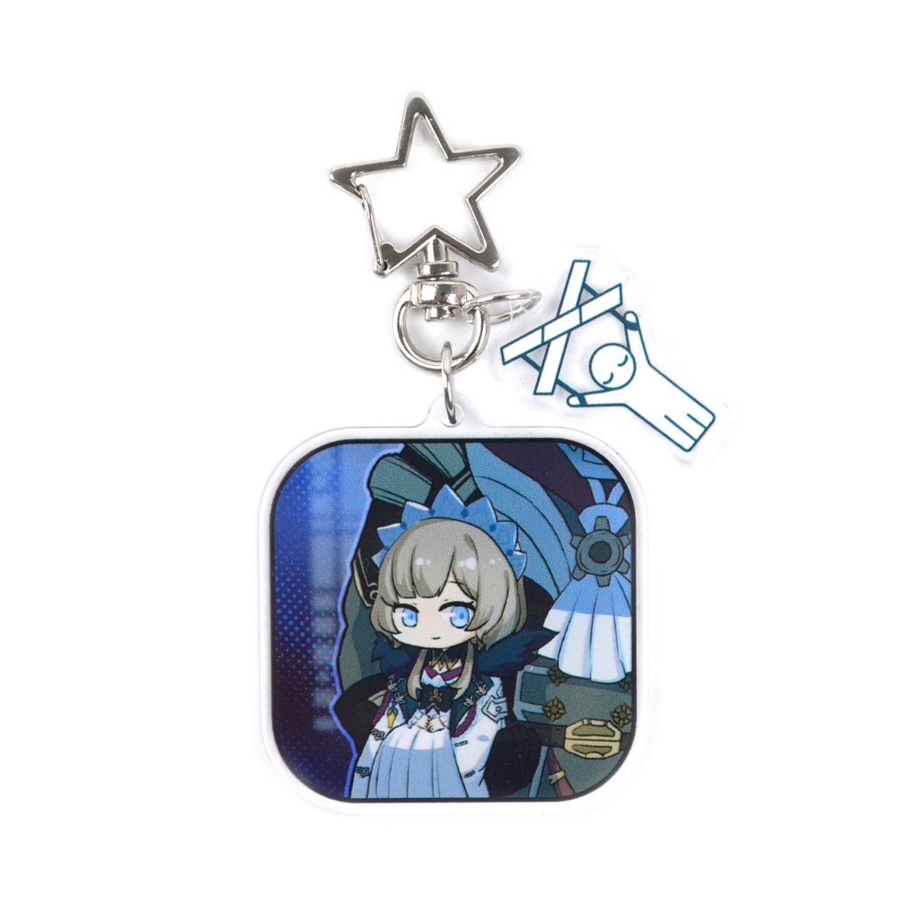 Genshin Impact Fatui Harbingers Captain Maiden Cosplay Keychain Doctor ...