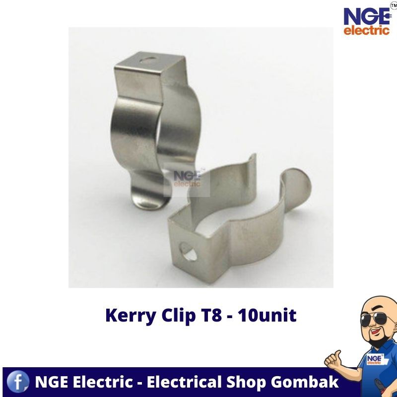 10 unit TERRY CLIP FOR TUBE T8 | Shopee Malaysia