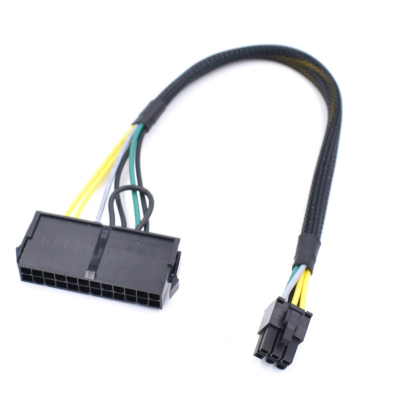 24 Pin to 6 Pin ATX PSU Power Adapter Cable for DELL 3650 3669 3040 ...