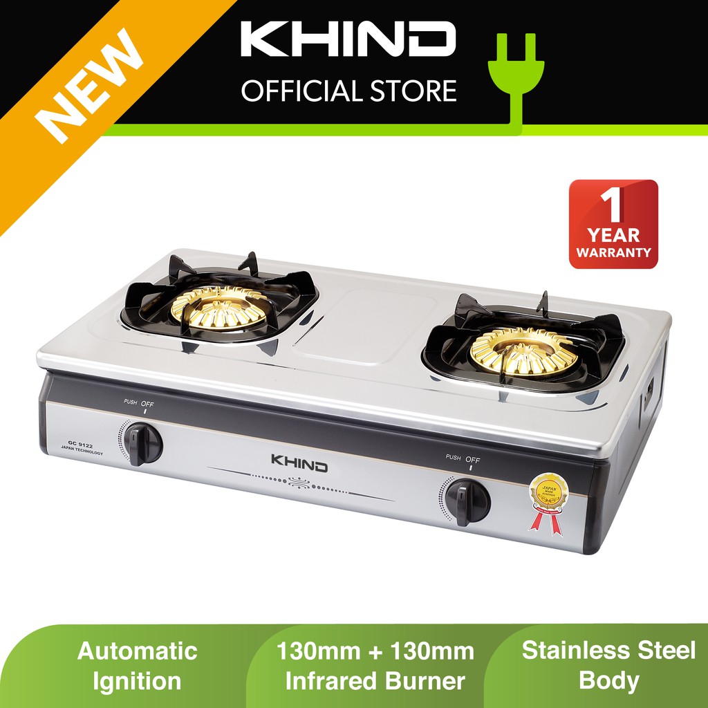 Khind Gas Cooker GC9122 [Sabah Customer Enjoy Cheaper Shipping ...
