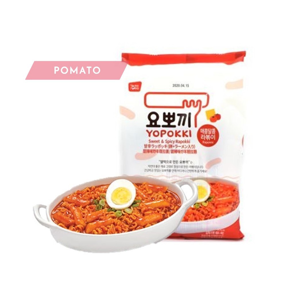 Yopokki Halal Topokki Instant Tteokbokki Rappokki Rice Cake Korea ...