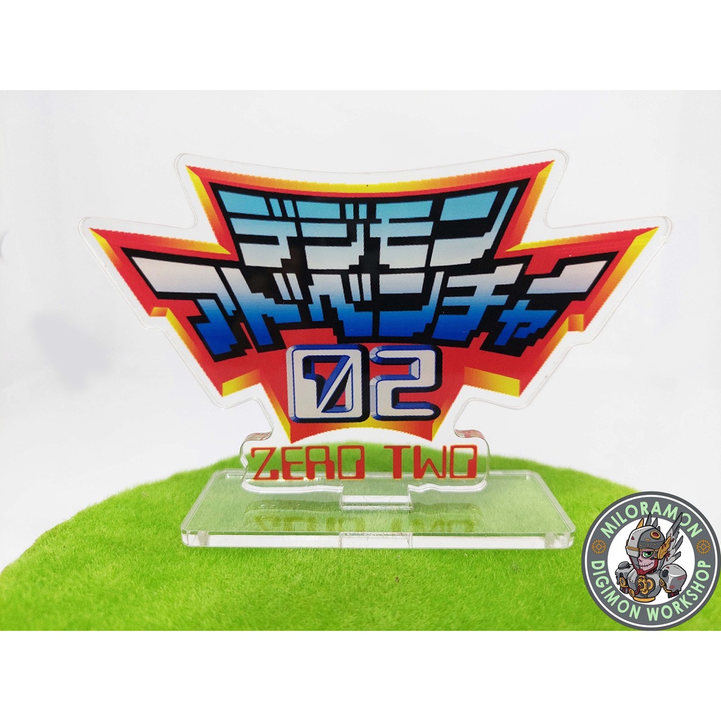 Digimon Adventure 02 Anime Acrylic Logo Standee Sign for Display ...
