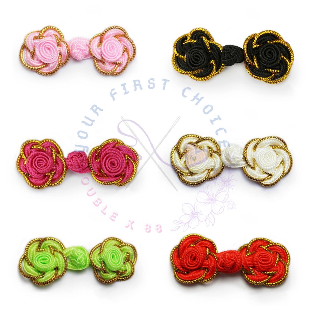 Butang Cheongsam / Chinese Knot Button (1 Pasang) | Shopee Malaysia