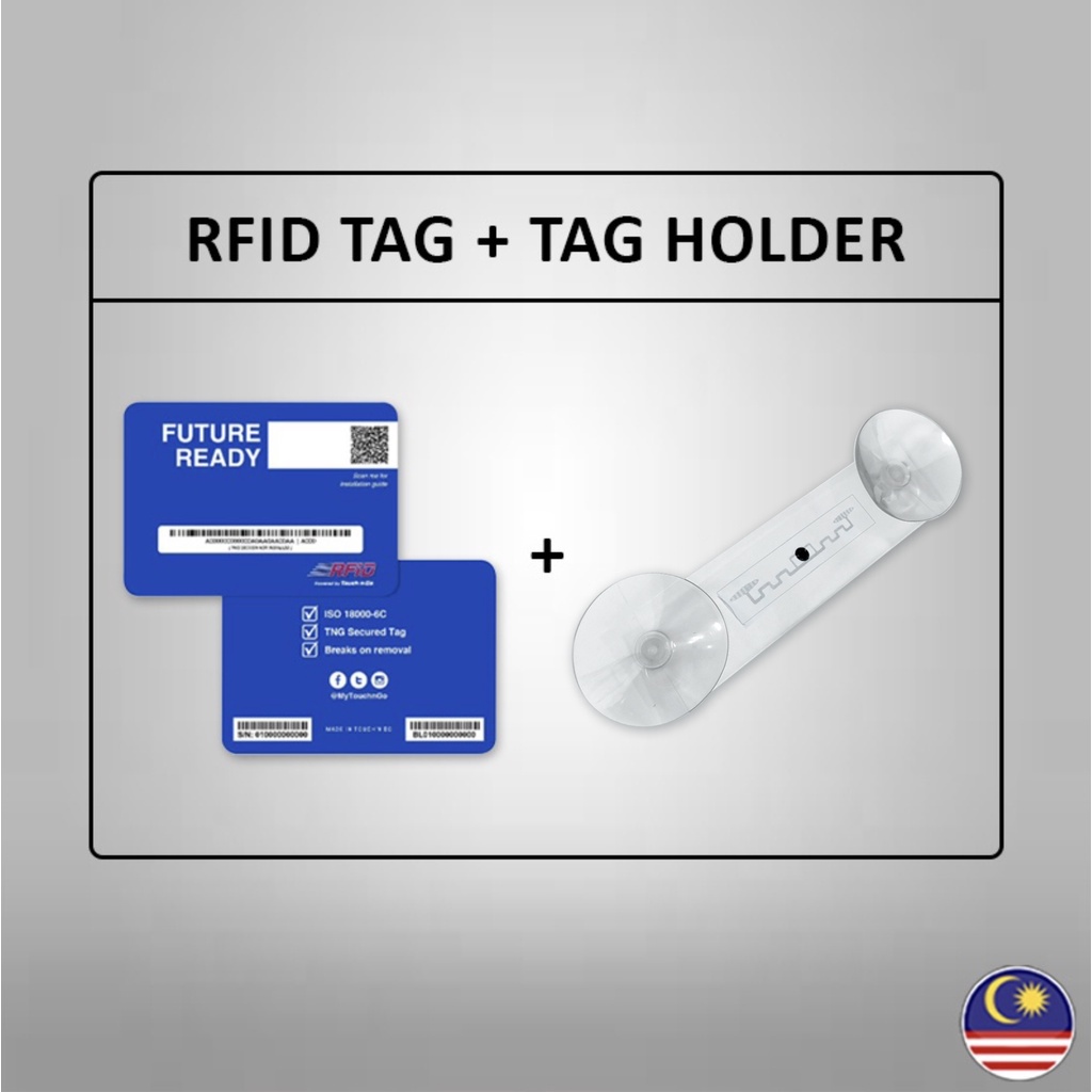 Touch n Go Self-Fitment (DIY) RFID Tag Sticker Toll Tng RFID Touch and ...