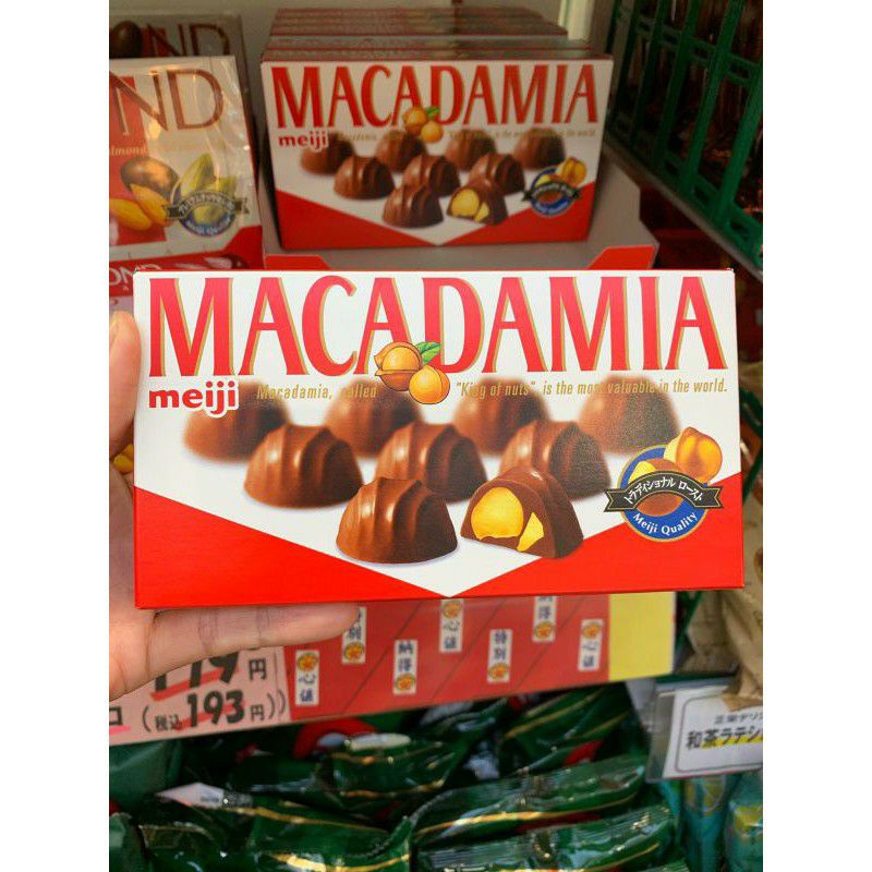 Macadamia MEIJI CHOCOLATE, original JAPAN | Shopee Malaysia