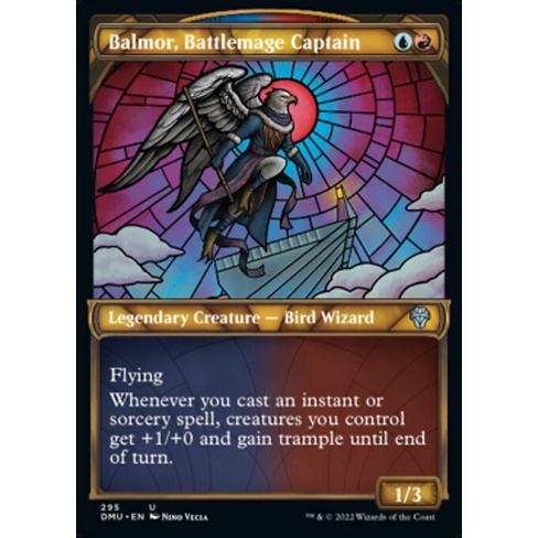 Balmor, Battlemage Captain (Showcase) | [DMU][U][{U}{R}][Lgd. Creature][MTG Singles] | Shopee ...