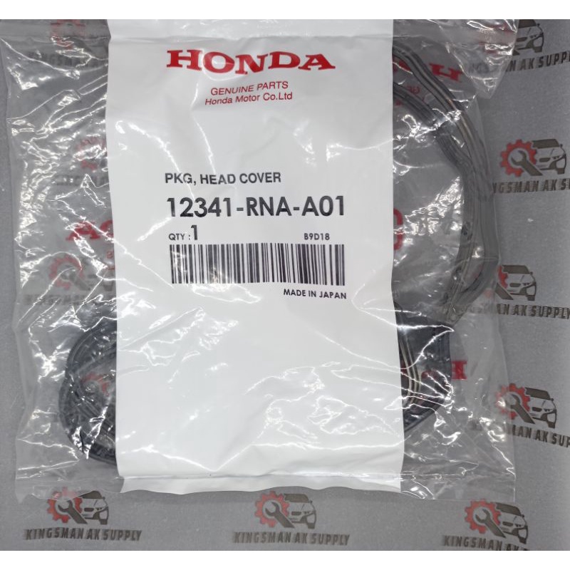 12341-RNA-A01 Honda Valve Cover Gasket ( R18 & R20 Engine ) Civic SNA ...