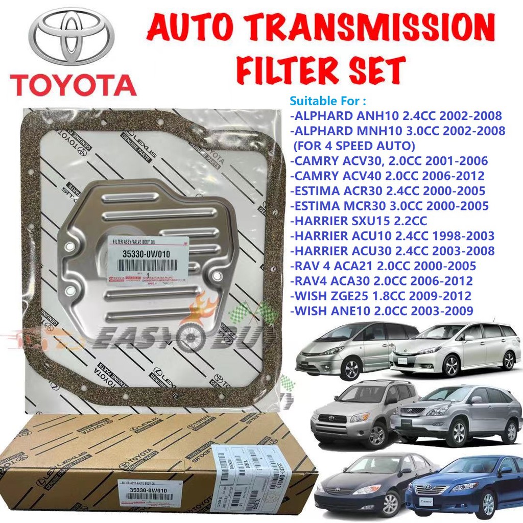 ATF Auto Transmision Filter Set 35330-0W010/35330-28010-Toyota Alphard ...