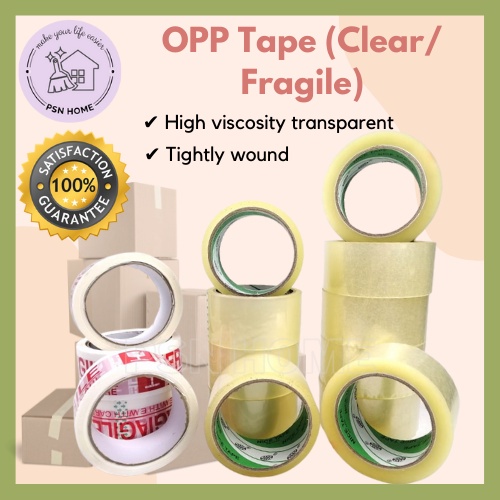 OPP Transparent Tape 48mm x 50m x 50mic / OPP Transparent Tape 48mm x 80m x 50mic / Fragile Tape ...