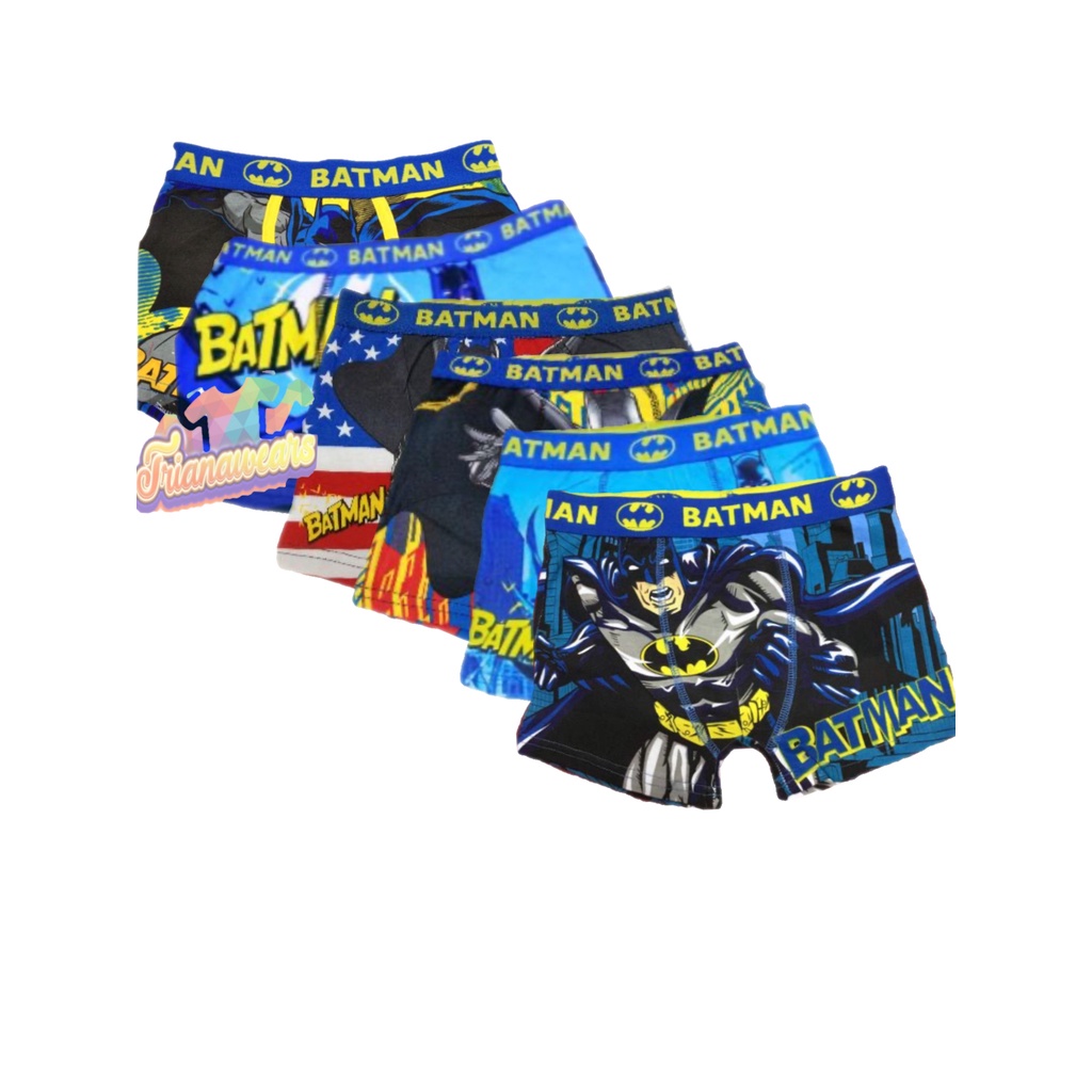 Batman Boxer Brief for Kids Character Printed Boxer Short Boys ...