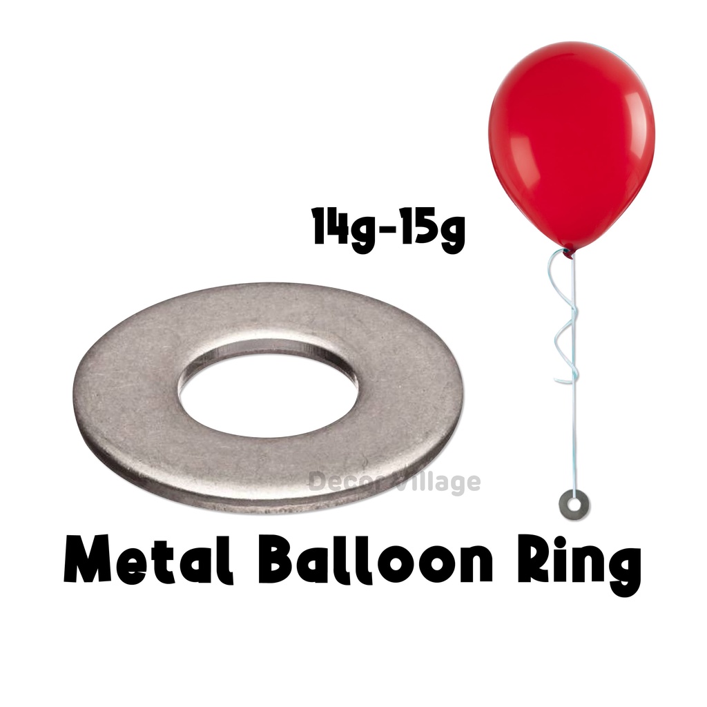 DV 1pcs Round Metal Helium Balloons Ring Weights for Birthday Party for ...