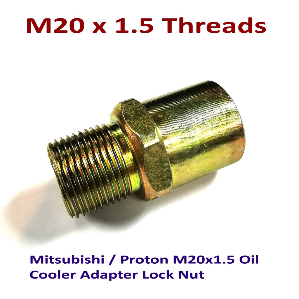 Mitsubishi / Proton M20x1.5 Oil Cooler / Oil Filter Adapter Lock Nut ...