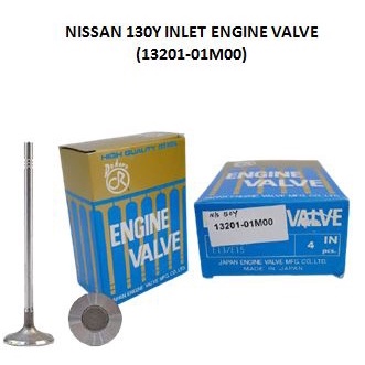 NISSAN 130Y INLET ENGINE VALVE(13201-01M00) | Shopee Malaysia