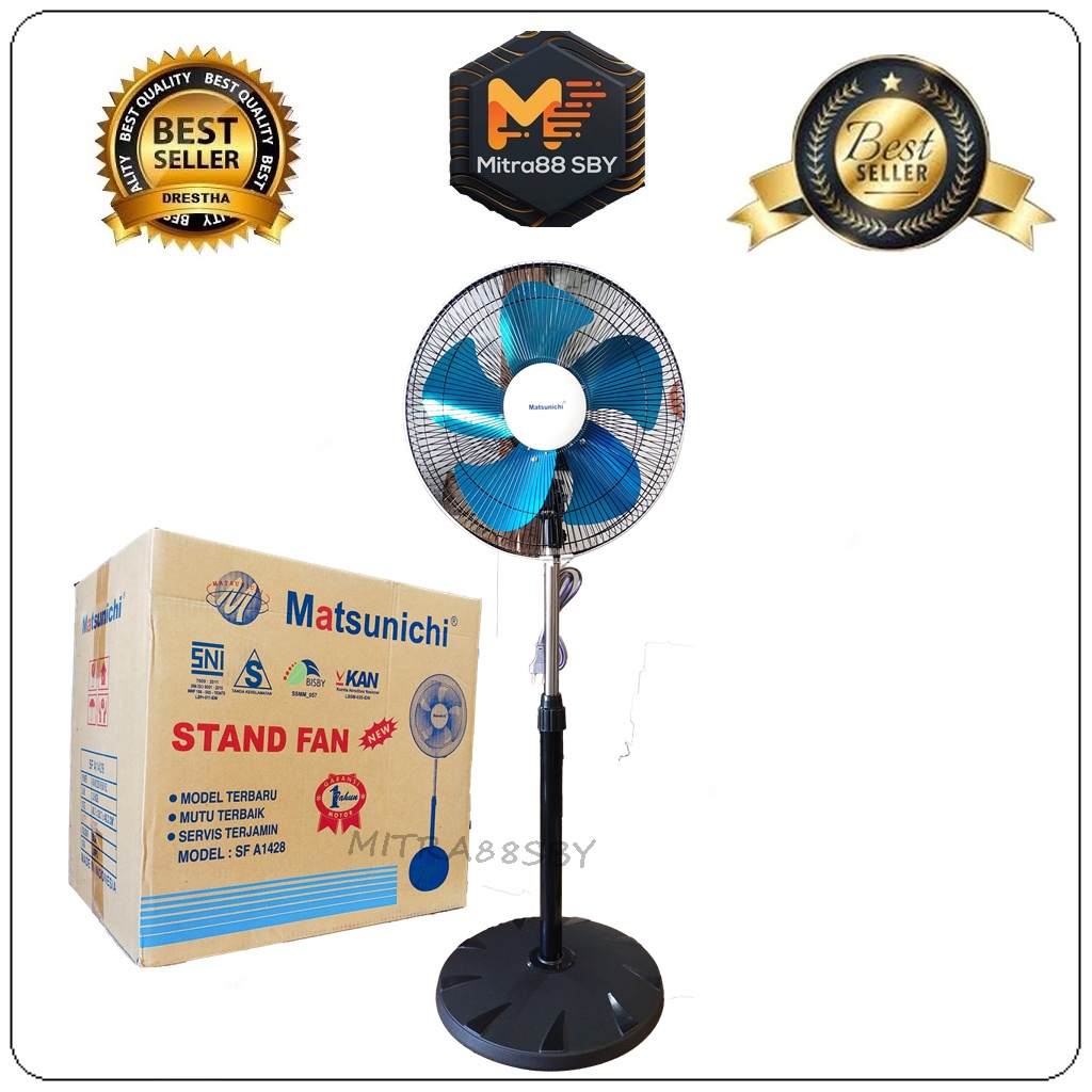 Mitra88sby Stand Fan Stand Fan Round Leg SF328-A1428 14 Inch | Shopee ...