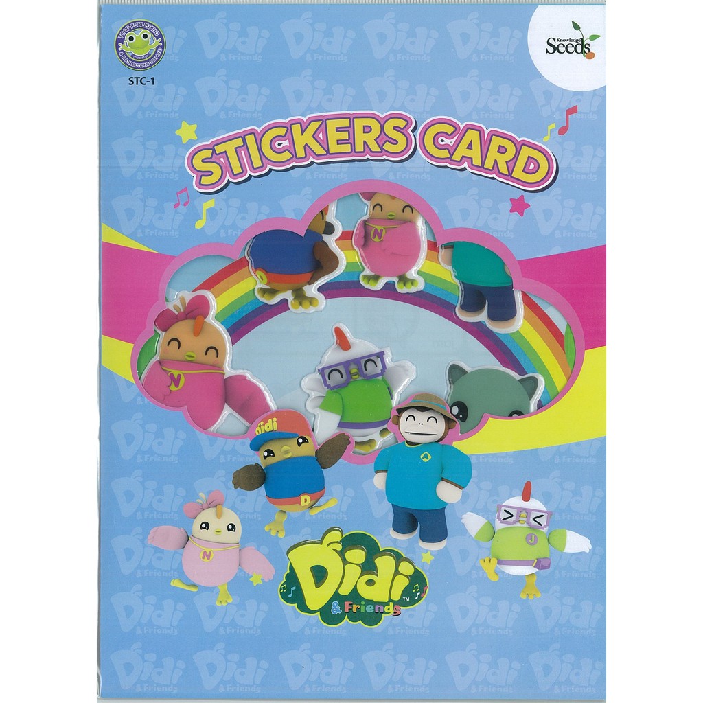 TOAD BOOKS : DIDI & FRIENDS STICKER CARD ( STC ) | Shopee Malaysia