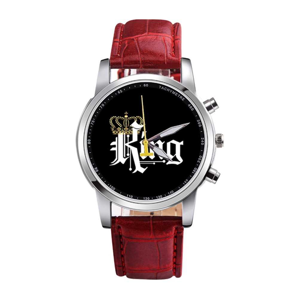 KING QUEEN Quartz Movement Boys And Girls Watch (Red) | Shopee Malaysia