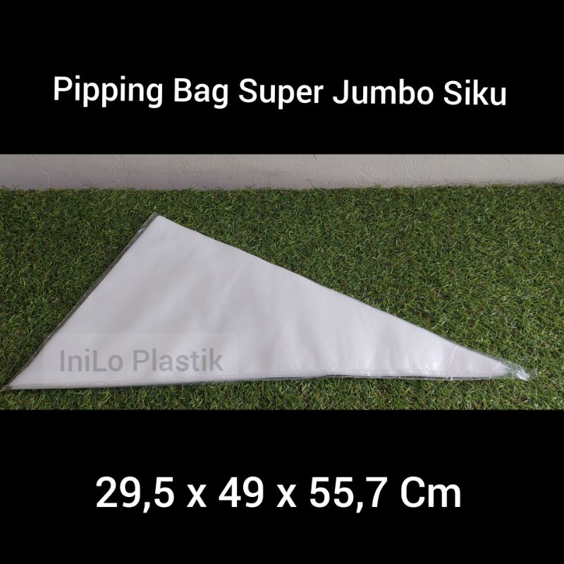 SIKU Plastic Pipping Bag / Super Jumbo Elbow Triangle Plastic Bag ...