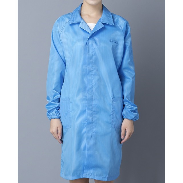 Cleanroom ESD Smock / Zip Type / Hawaii Collar / Blue “READY STOCK ...