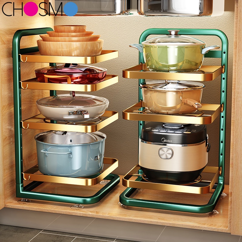 Kitchen Rack Rak Bawah Multifunctional Foldable Side Dish Tray ...