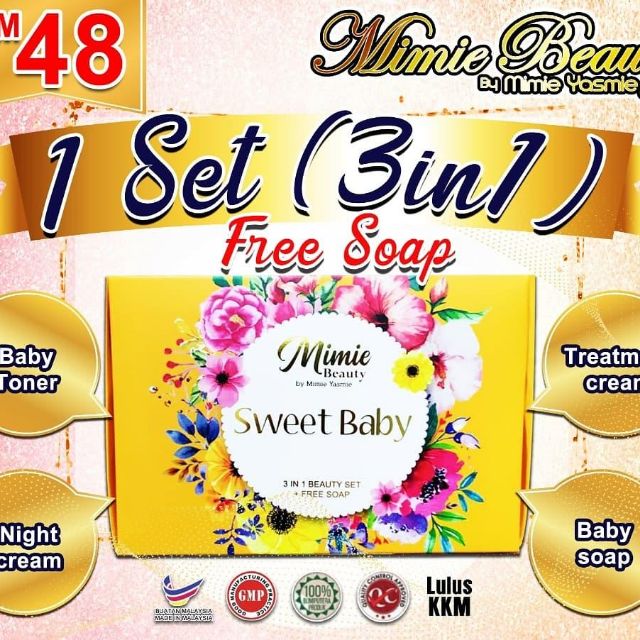 🔥🔥🔥HOT ITEM🔥🔥🔥TRIAL SET MIMIE BEAUTY 🔥🔥SWEET BABY 3IN1 + freegift ...
