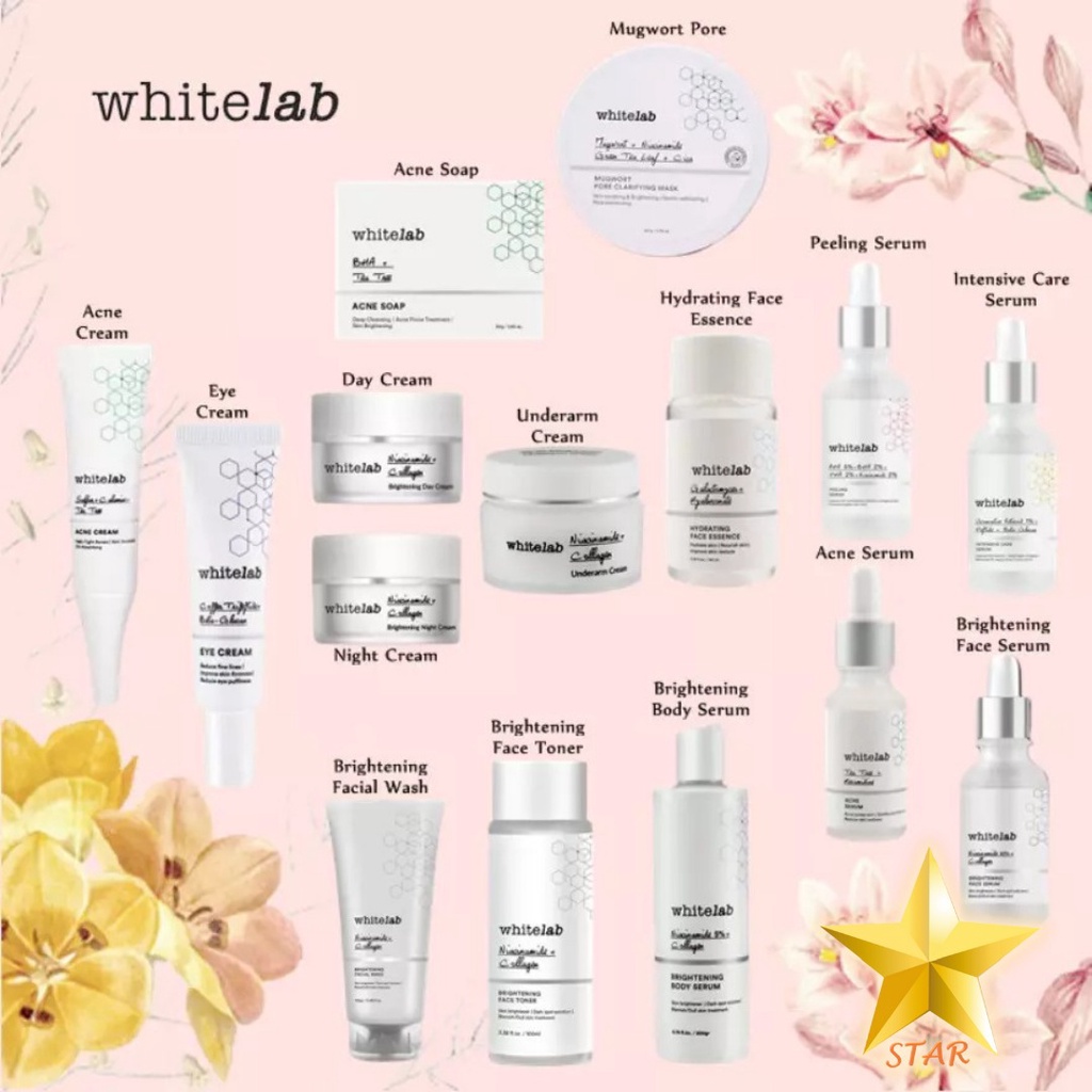 As WHITELAB Brightening Series Face Body Serum Wash Day Night Cream ...
