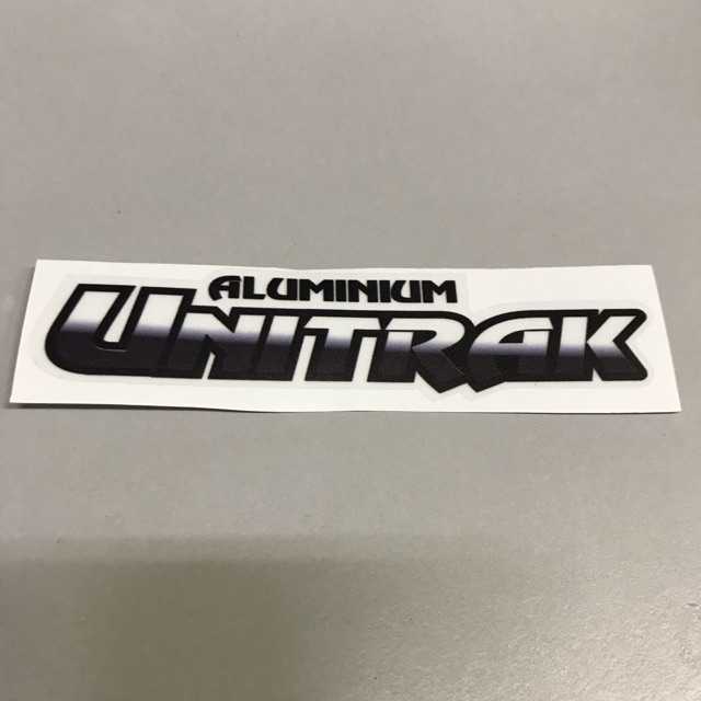 ALUMINIUM UNITRAK Sticker | Shopee Malaysia