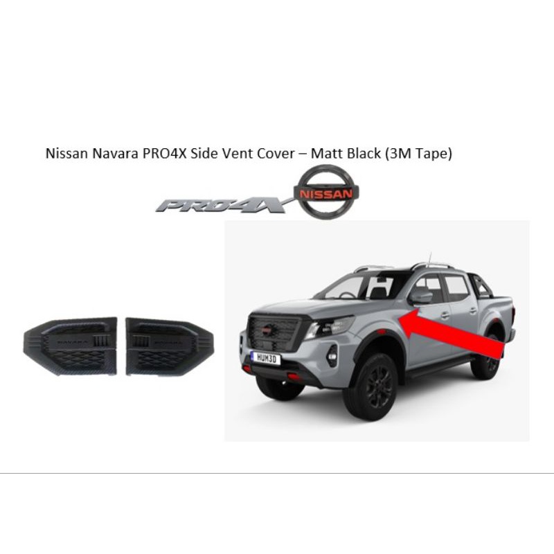 Nissan Navara Pro4x Carbon Side Vent Cover | Shopee Malaysia