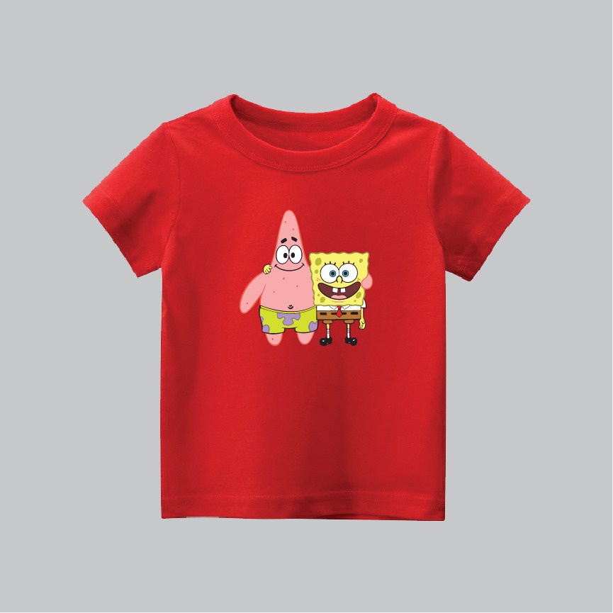 Baju Spongebob Patrick Star Kartun Cartoon Tshirt Kids Kanak-kanak ...