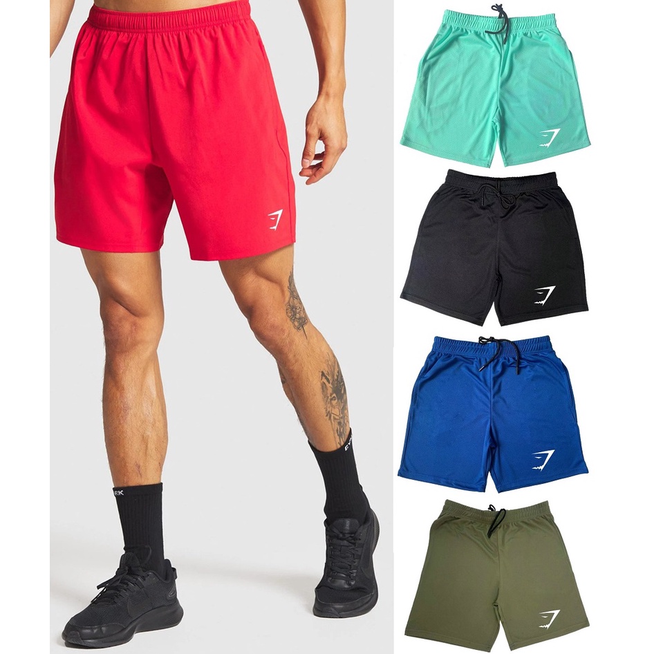 Men Short Pant Quick Dry Lelaki Short Pants Men Slack Wanita Budak Gym ...